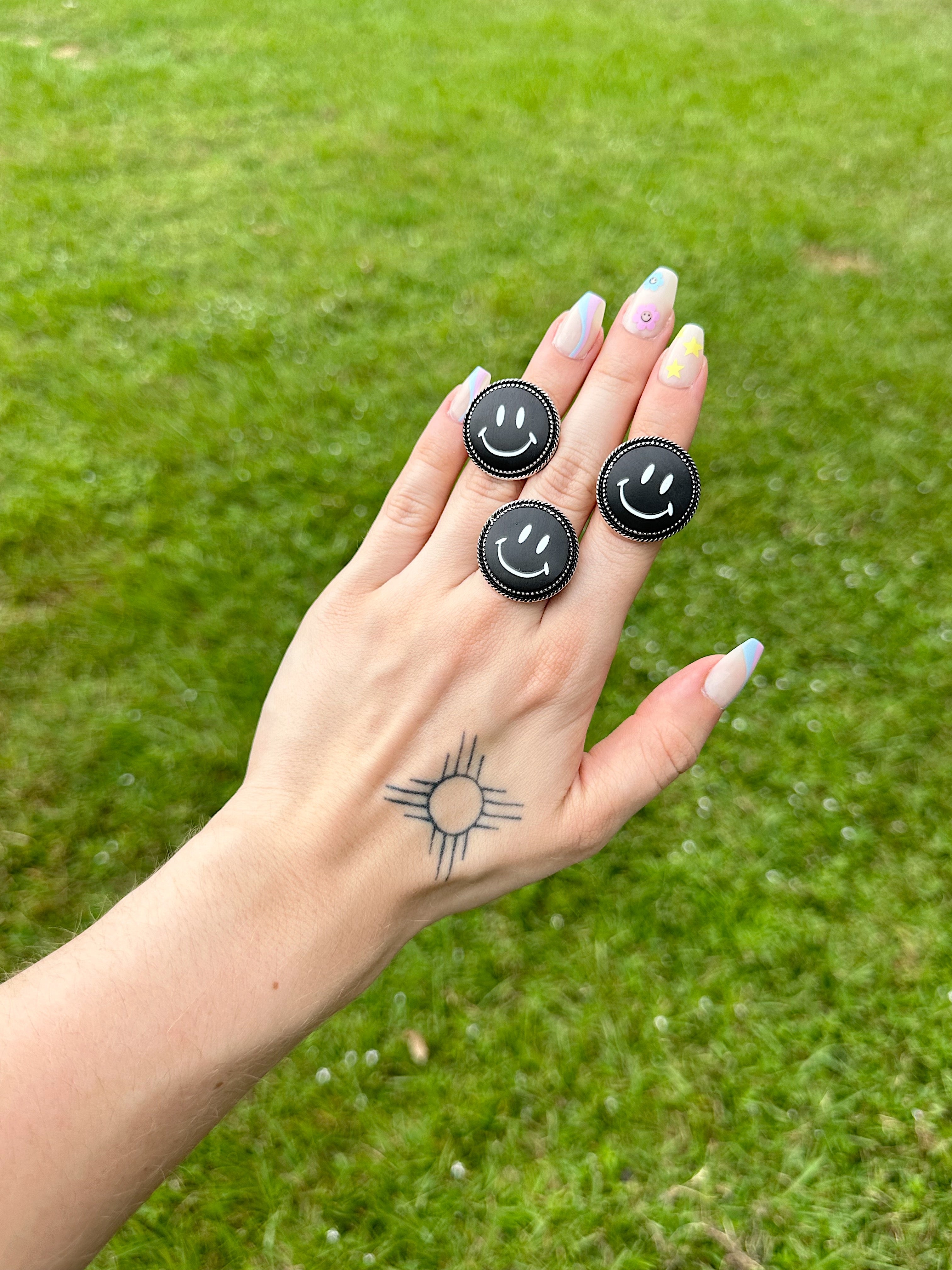 Smiley Face Ring – Gunpowder and Glam Boutique